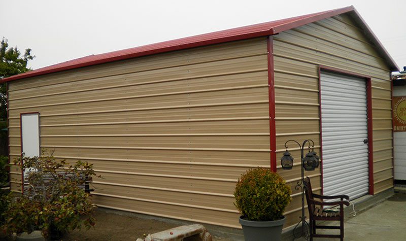 Box Eave Roof Style Metal Buildings | Pacific Metal Buildings, Inc