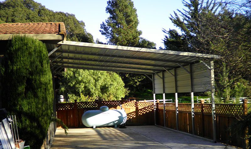 Lean to Shed Metal Buildings | Lean to Shed Style Metal Buildings