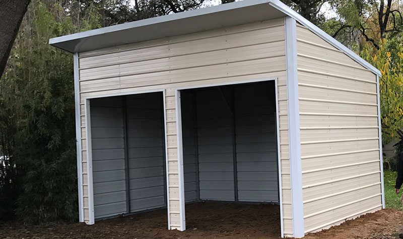 Lean to Shed Metal Buildings | Lean to Shed Style Metal Buildings