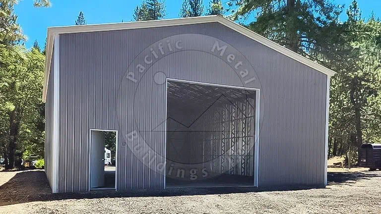 40x60x16 Vertical Commercial Building - Pacific Metal Buildings, Inc